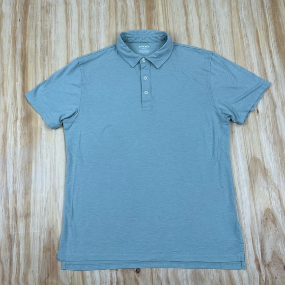 Bonobos | Shirts | Bonobos Polo Shirt Mens Medium Blue Green Slim Fit ...